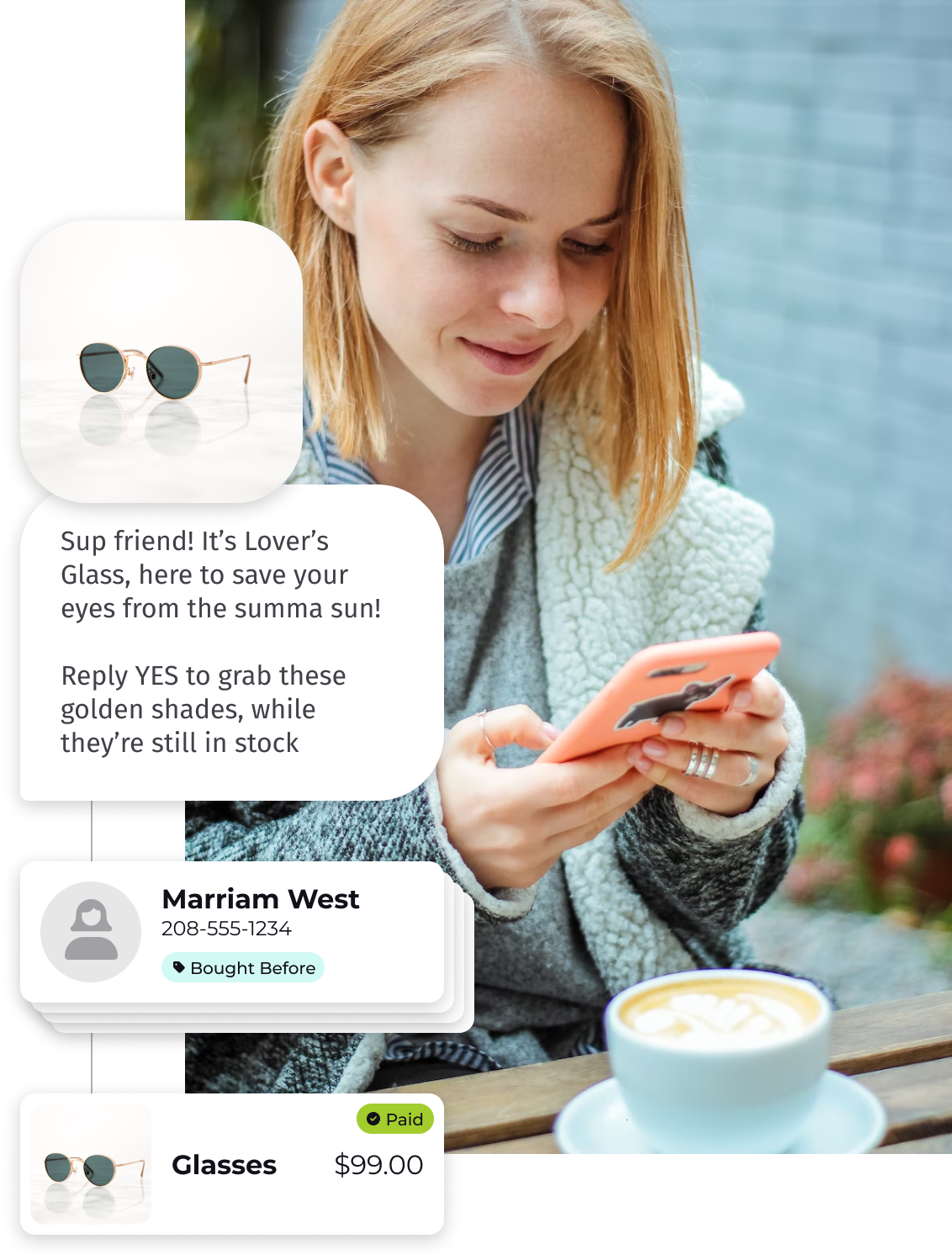 Textual: Text-to-Buy Platform for Brands